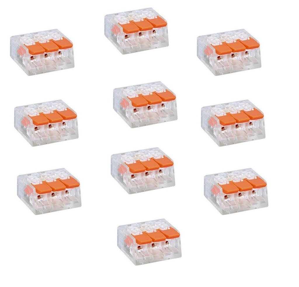 10 ADET X 3X4 MM KOMPAKT ÇOK AMAÇLI KLEMENS TTR KLEMENS | ElektrikPazarım